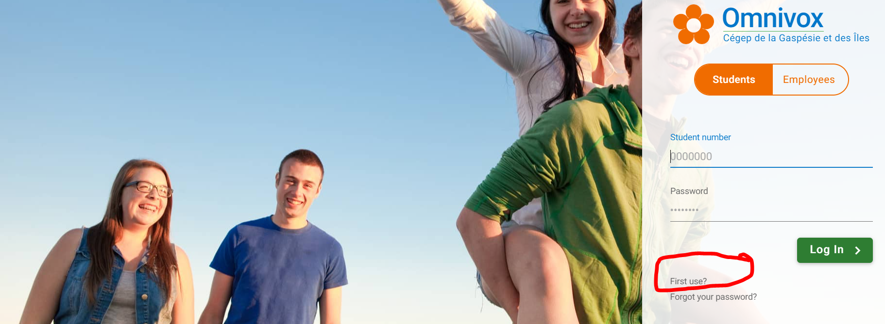 Omnivox, MIO and Léa - The Cégep de la Gaspésie et des Îles Student Zone